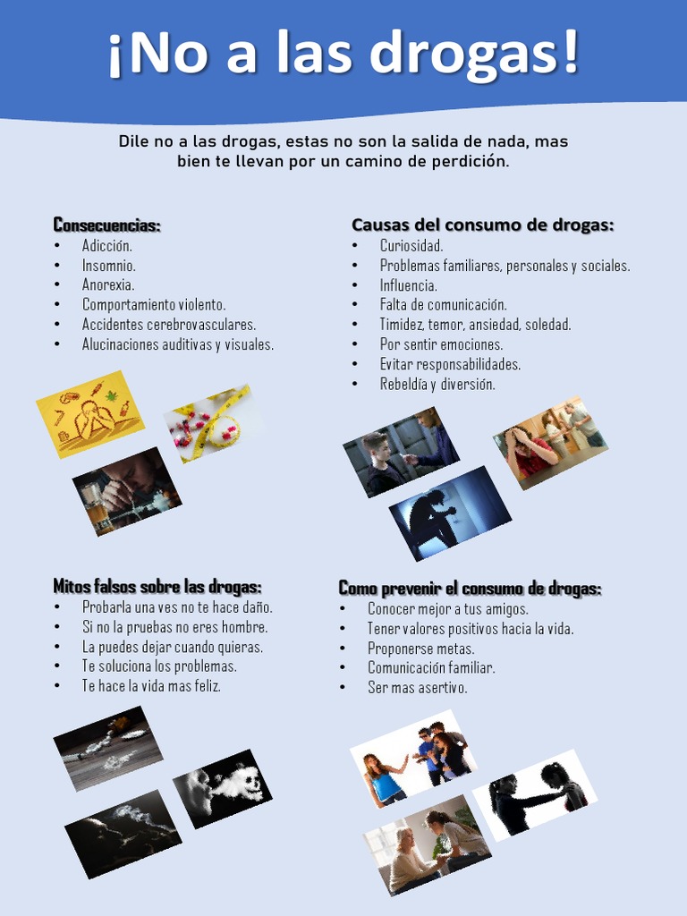 Afiche Sobre Las Drogas | PDF