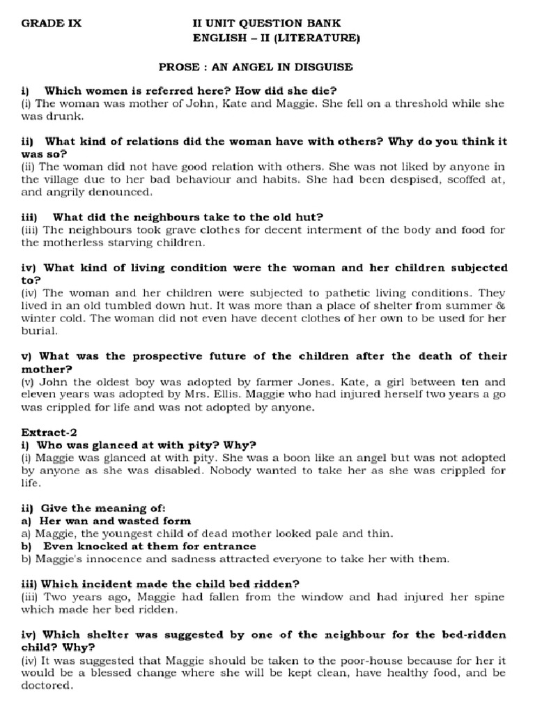 An Angel in Disguise | PDF