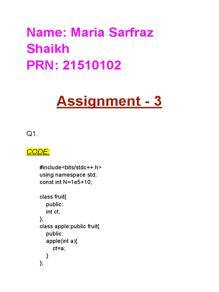 Assignment - 3 | PDF | Namespace | Systems Ecology Assignment - 3 | PDF | Namespace | Systems Ecology
