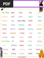 Gothic Vocabulary Word Bank | PDF