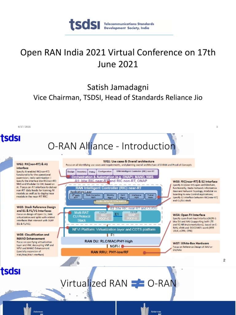 Open RAN Insights by Satish Jamadagni | PDF | Computer Network ...