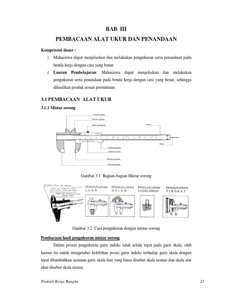 Pembacaan dan Penandaan Alat Ukur | PDF | Metode & Bahan Ajar | Griya ...