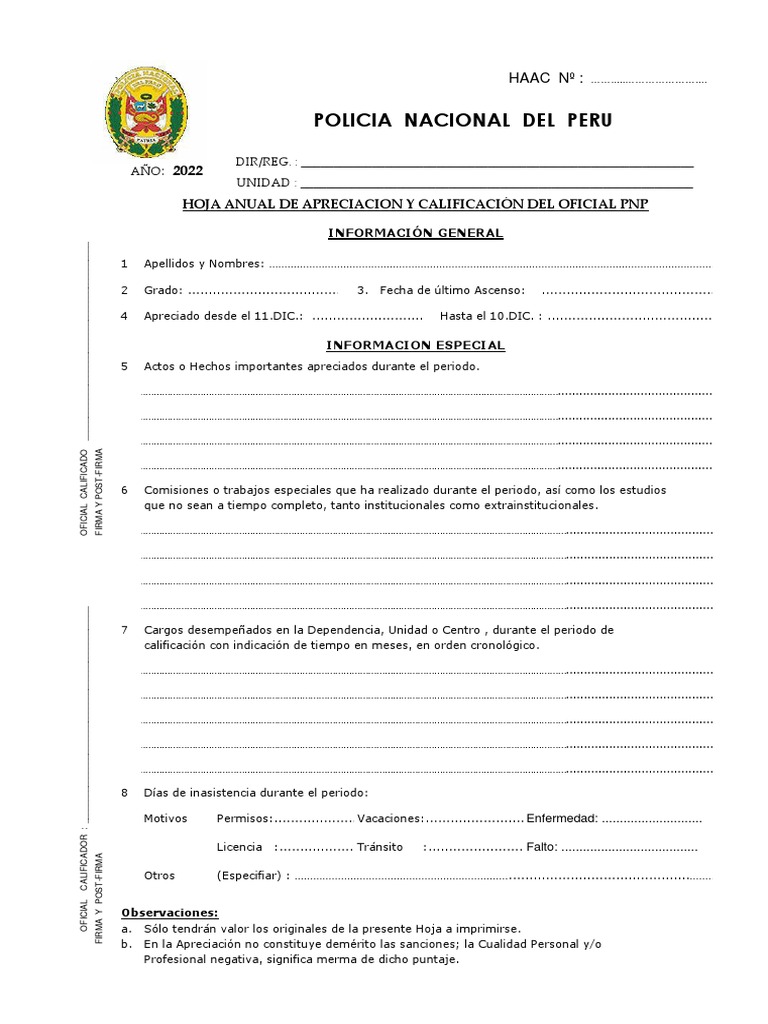 Haac Oficiales | PDF