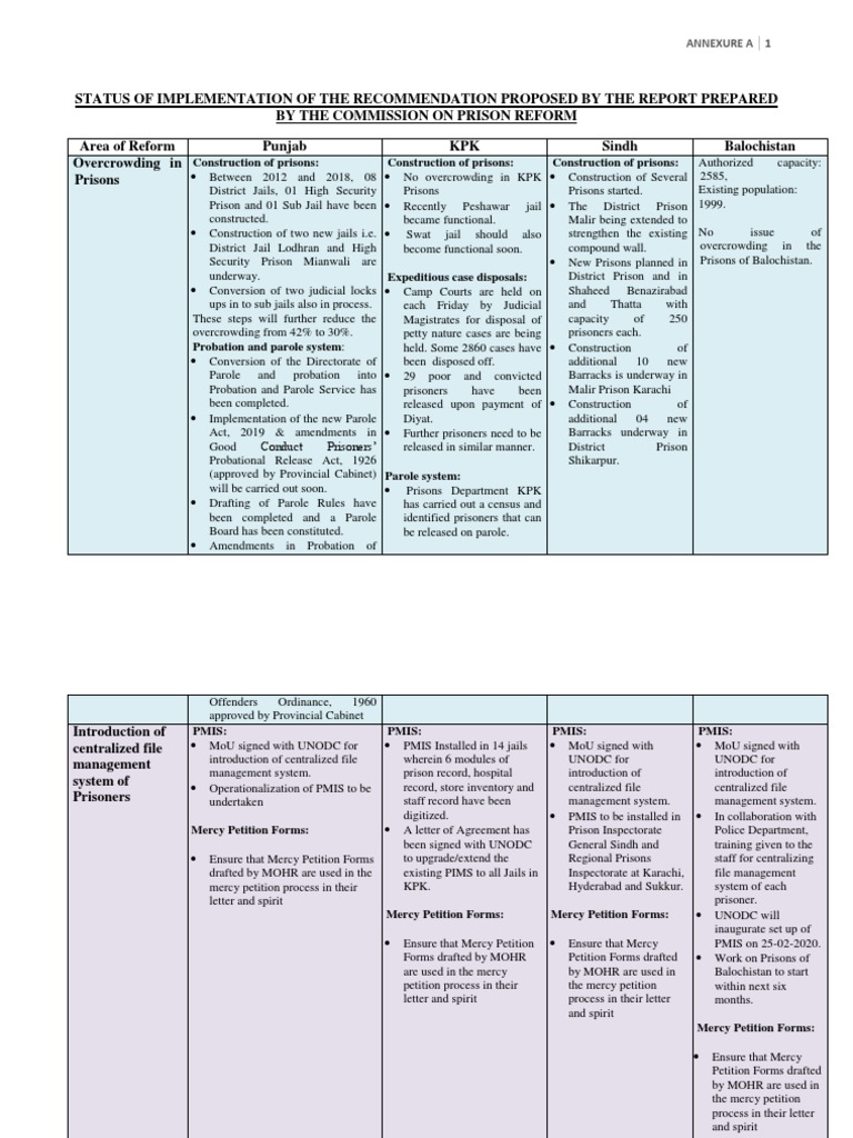 Prison Matrix | PDF | Prison | Health Care