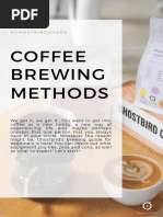 Coffee Brewing Cheatsheet | PDF | Coffee | Drink