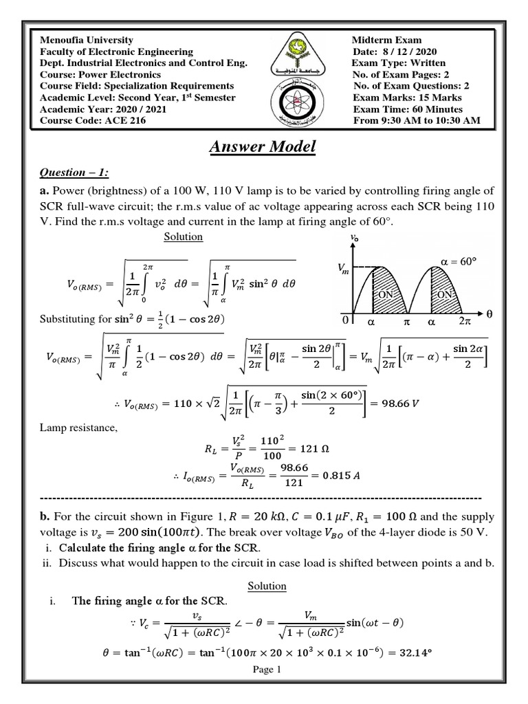 Midterm Exam Model 1 - Answer Model | PDF | Information And ...