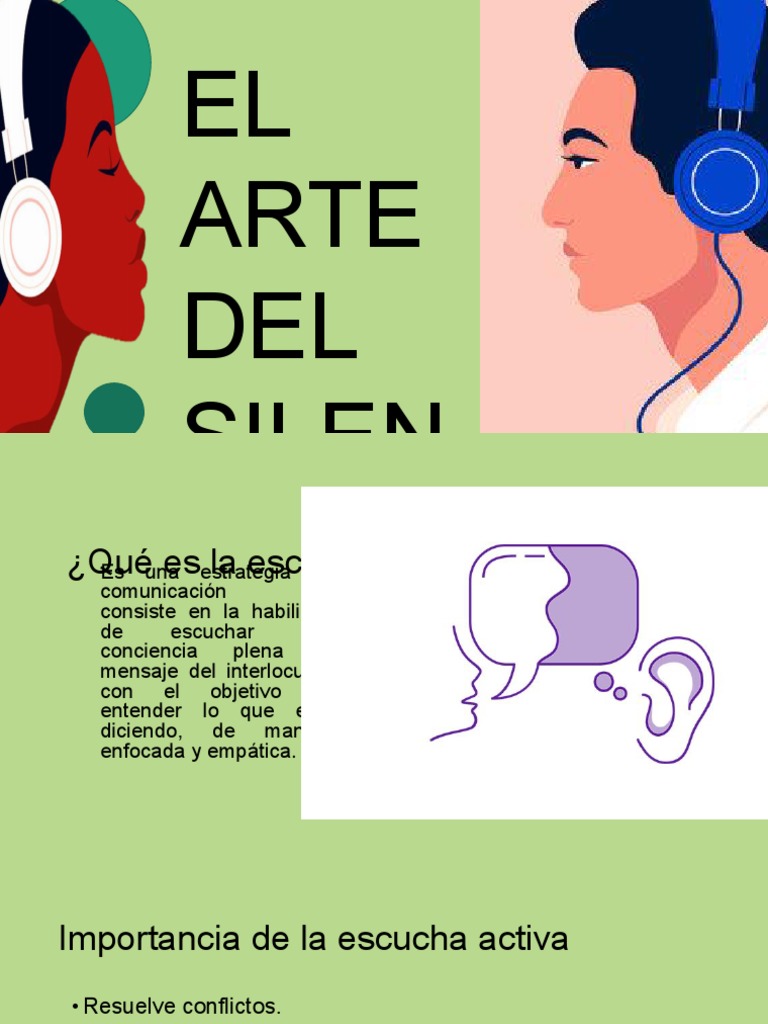 Escucha Activa: Claves y Beneficios | PDF | Crecimiento personal y ...