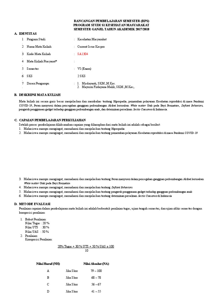 RPS Current Issue Kespro 2021 | PDF