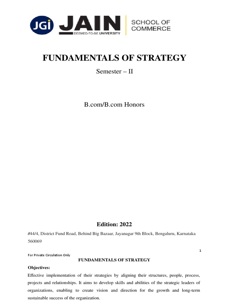 FOS - Material | PDF | Strategic Management | Corporate Social ...