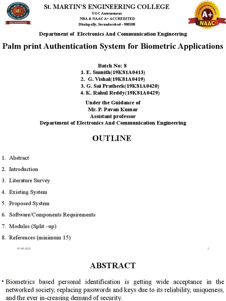 Zeroth Review Ppt Mini Project Final Download Free Pdf Fingerprint Biometrics