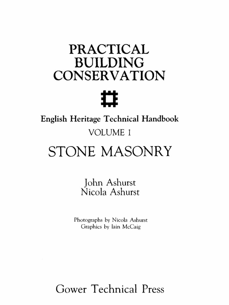 Practical Building Conservation | PDF | Mortar (Masonry) | Cement