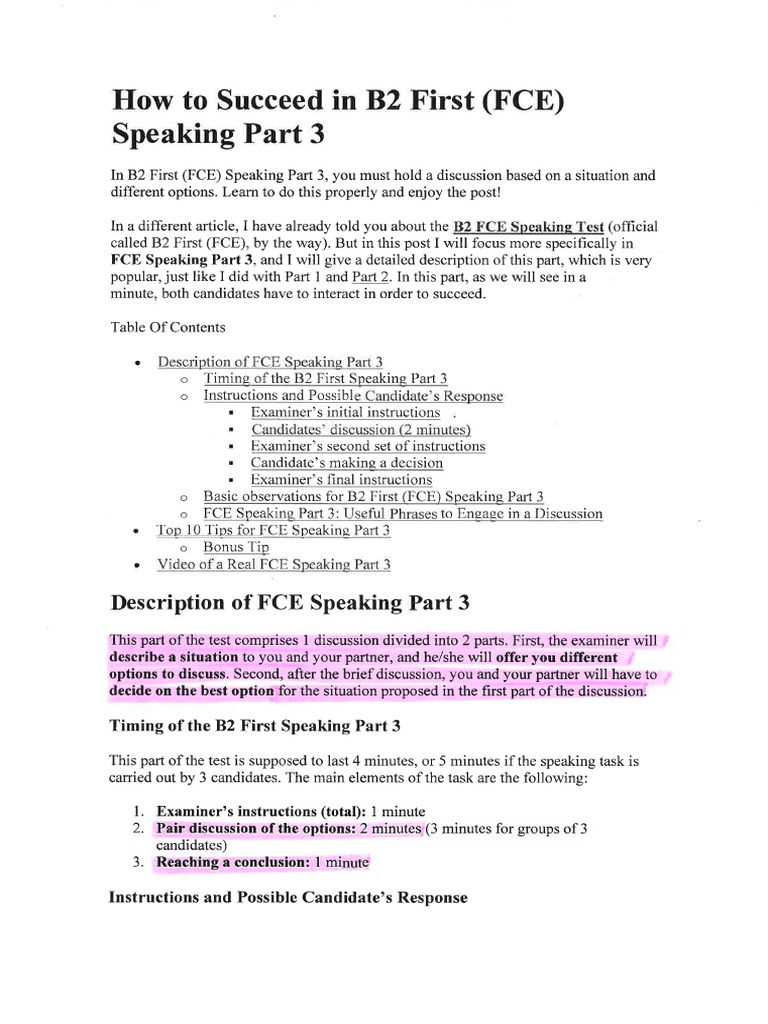 Speaking Part 3 Escaneado Pdf