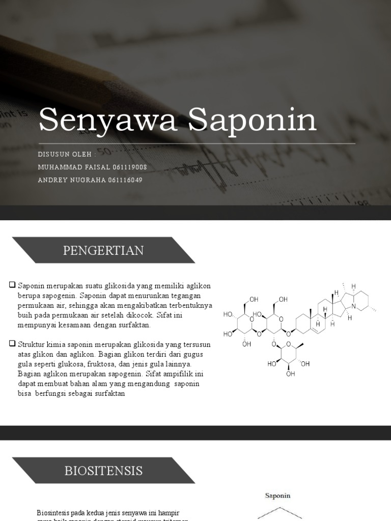 Senyawa Saponin | PDF | Kesehatan Holistik
