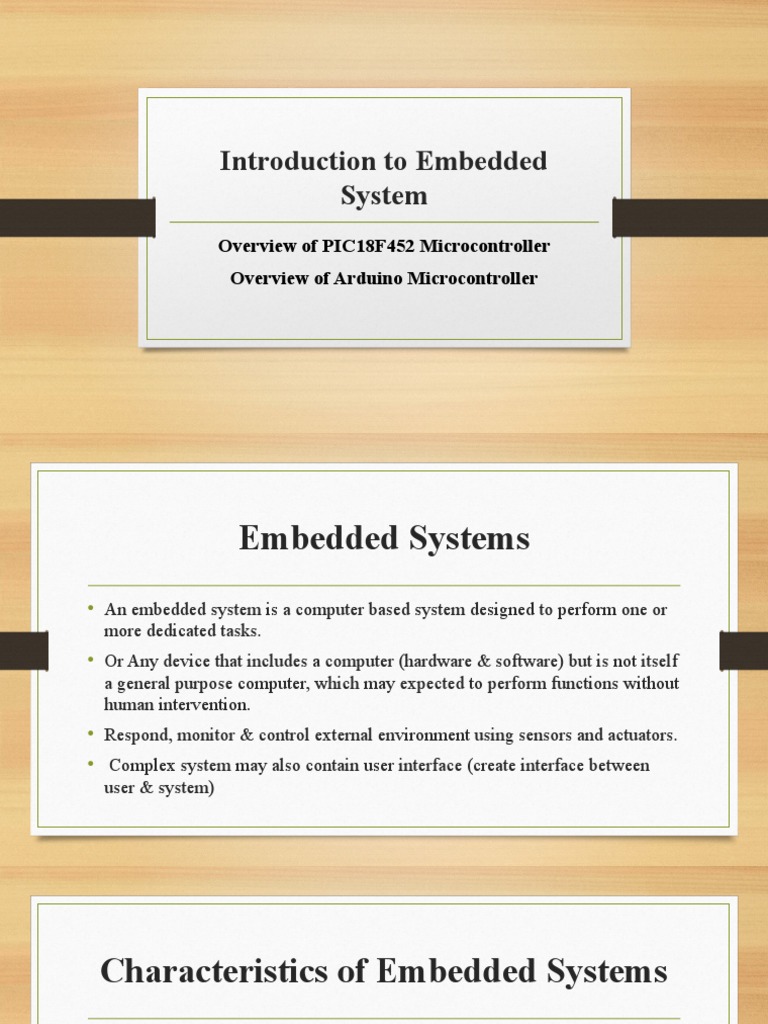 Introduction To Embedded System (Arduino-PIC) | PDF | Subroutine | Embedded System