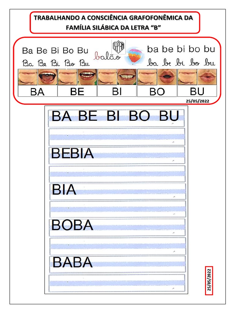 25-05 CALIGRAFIA DA LETRA B | PDF