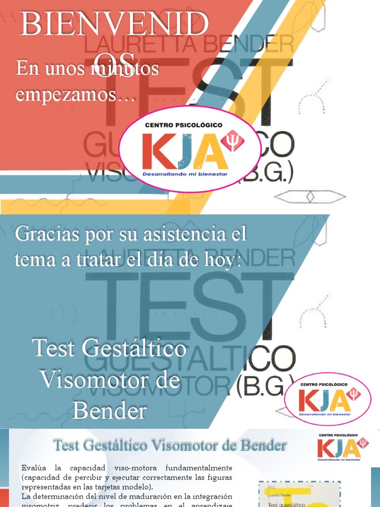 Test Gestáltico Visomotor de Bender | PDF | Evaluación