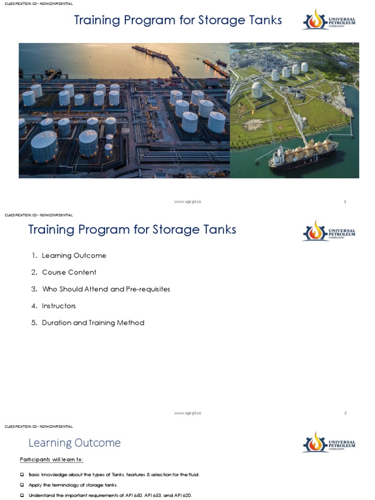 Storage Tanks - Course Module | PDF | Oil Refinery | Liquefied ...