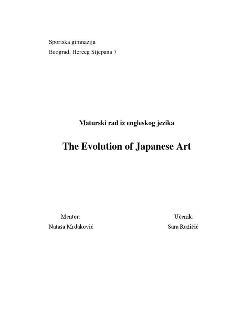 The Evolution of Japanese Art | PDF | Pottery | Japanese Art