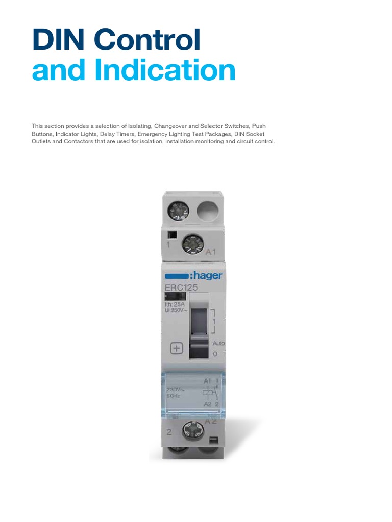 DIN Control & Indication Guide | PDF