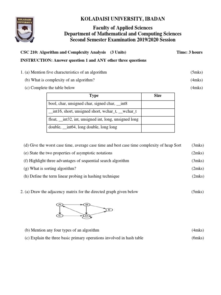 CSC 210 Exam Guide | Download Free PDF | Algorithms | Time Complexity CSC 210 Exam Guide | Download Free PDF | Algorithms | Time Complexity