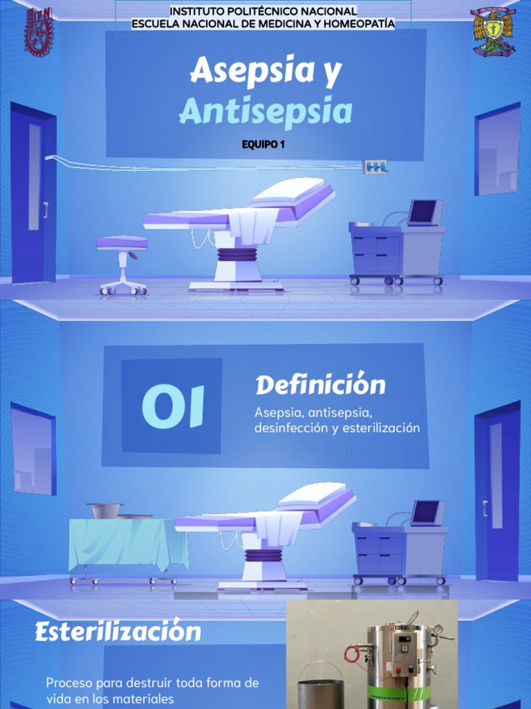 Asepsia y Antisepsia | PDF | Esterilización (Microbiología ...