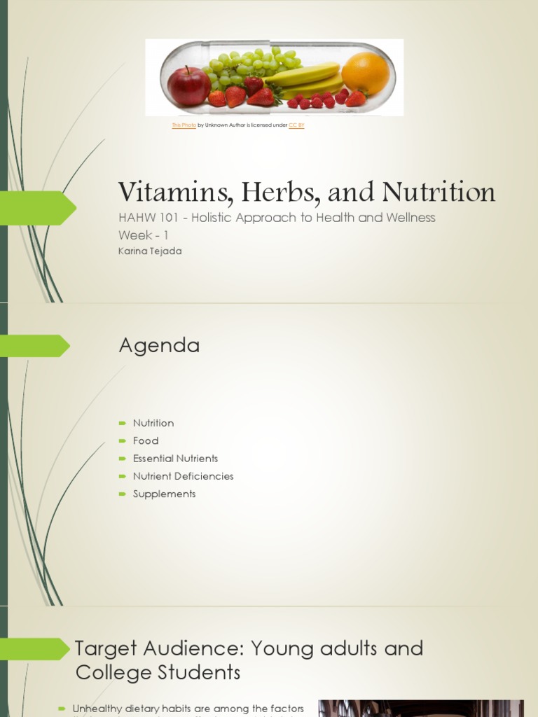 Vitamins, Herbs, and Nutrition Handouts | PDF | Nutrients | Dietary ...
