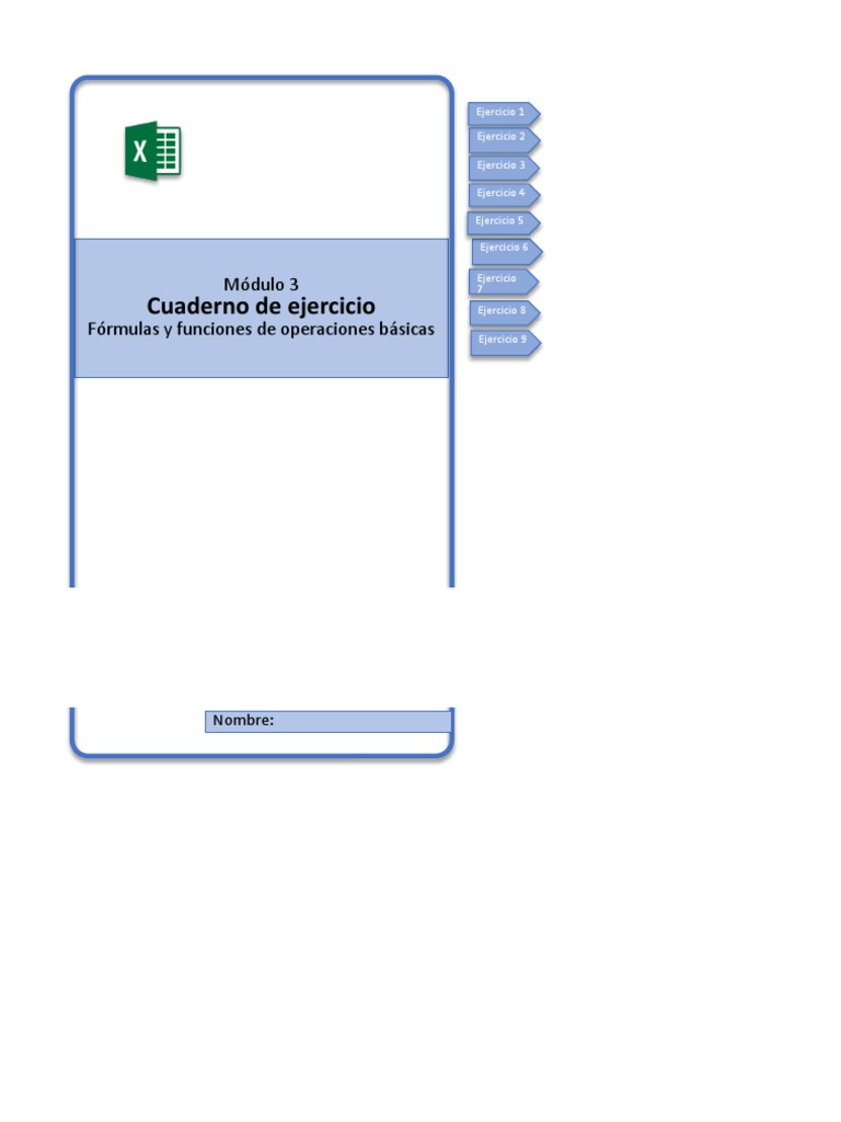 EJERC N3 Básico-M3-Cuaderno de Ejercicios | PDF | Informática | Economias