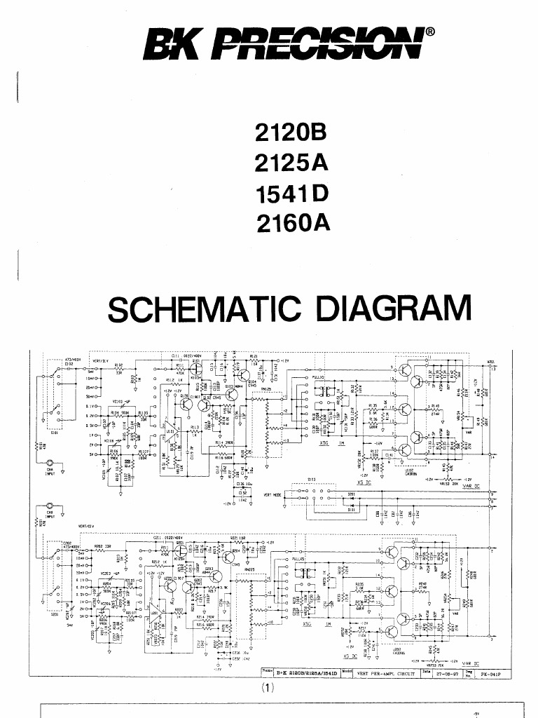 BK Precision 2120b SCH | PDF