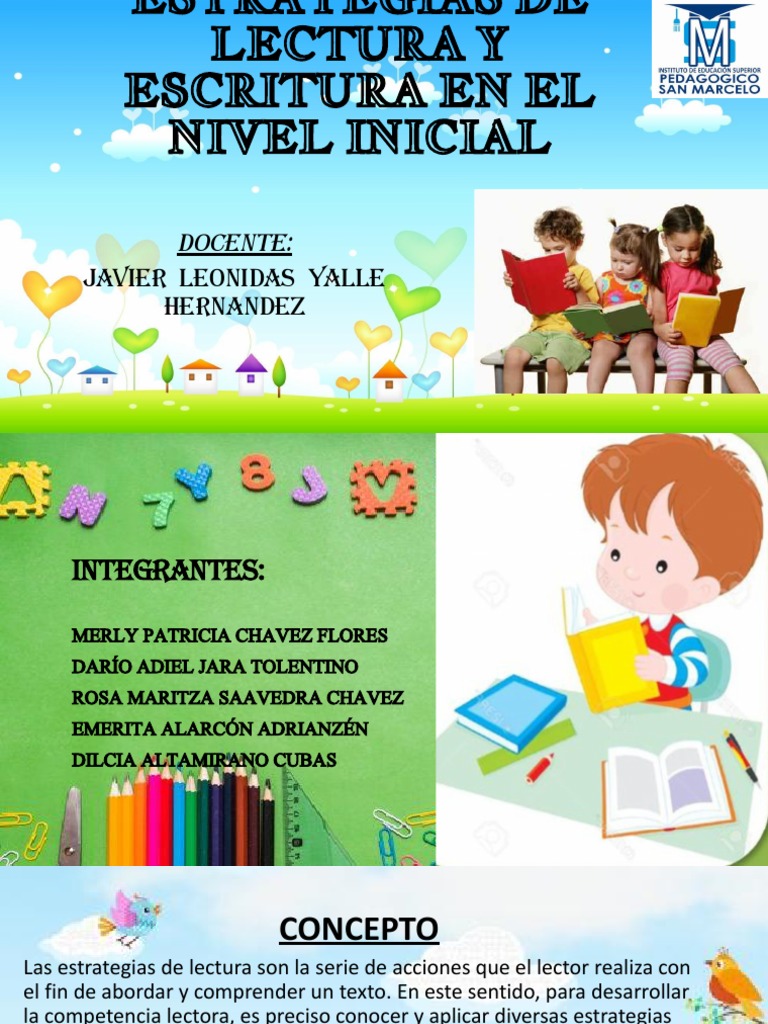 Estrategias de Lectura y Escritura Inicial | PDF