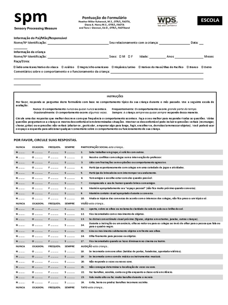 SPM Escola - 5 A 12 Anos | PDF