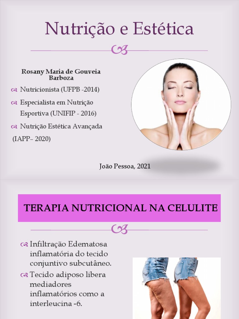 Nutrição Estética Parte 2 | PDF | Nutrientes | Vitamina