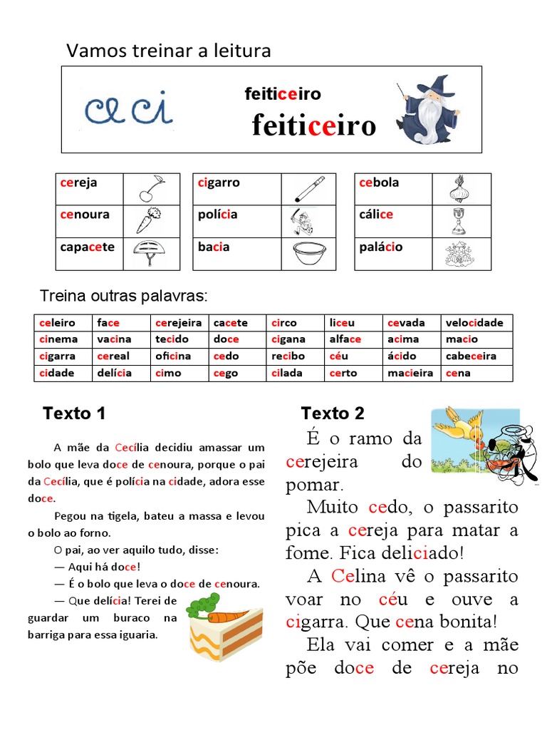Vamos Treinar A Leitura Ce - Ci | PDF