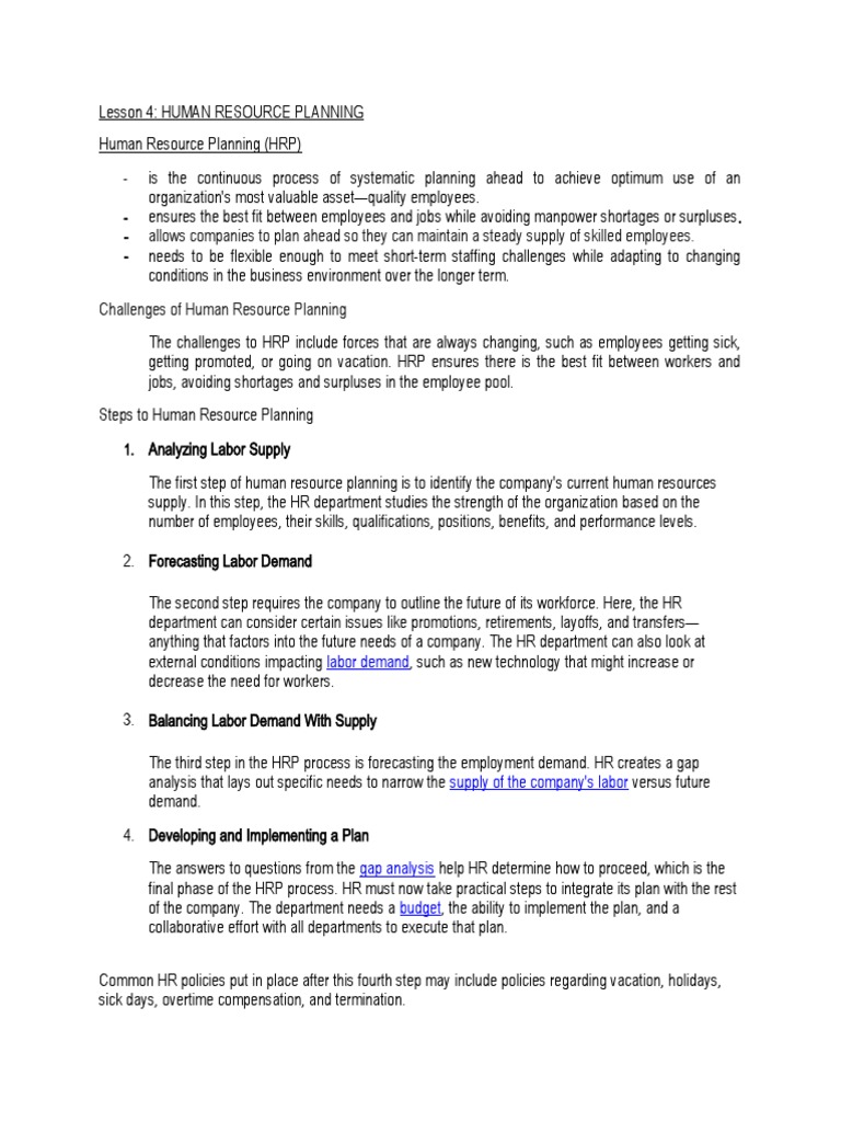 HRM Midterm Reviewer | PDF | Human Resources | Human Resource Management