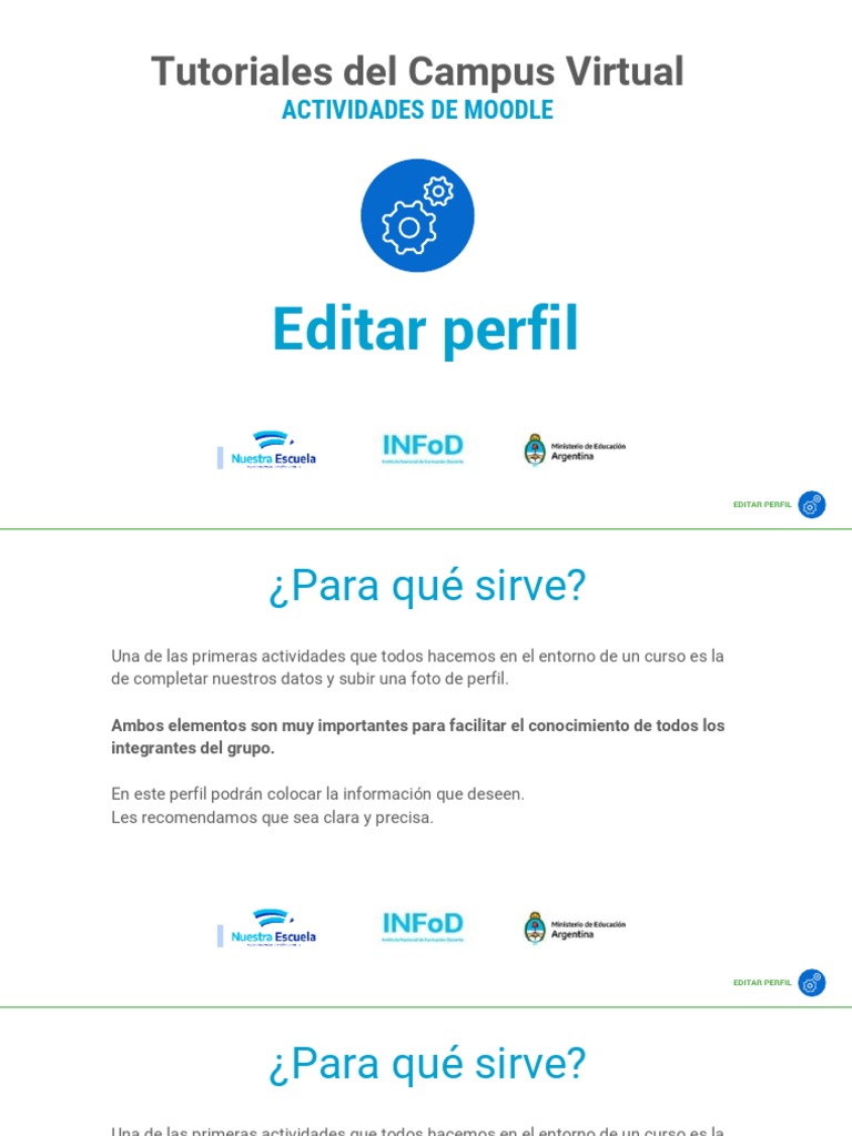 Editar Perfil | PDF