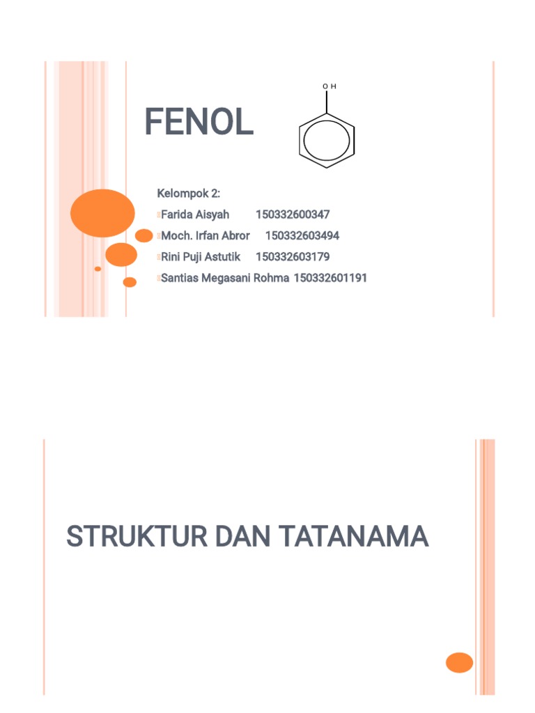 Struktur dan Rumus Fenol | PDF