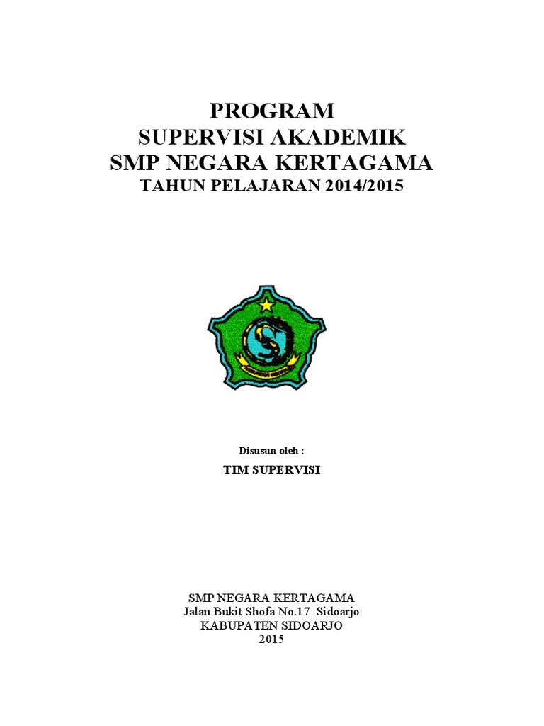 01.prog SUPERVISI Final | PDF