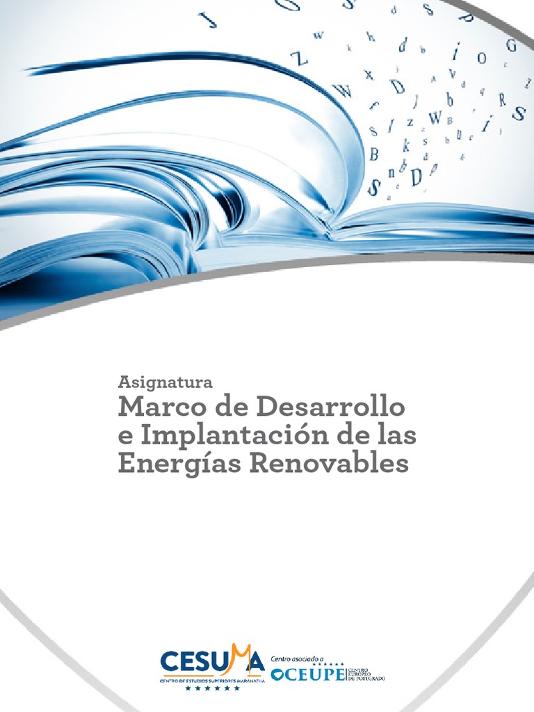 Marco de Desarrollo e Implantación de Las EERR | PDF | Uso eficiente de ...