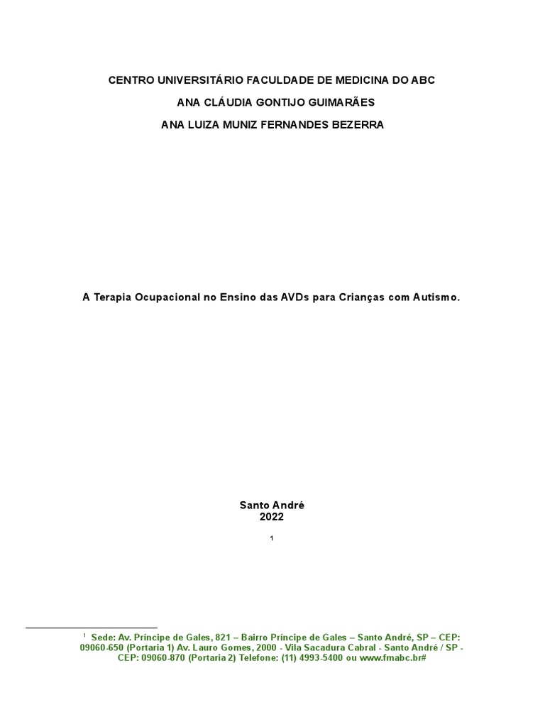 TCC Final | PDF | Ciências comportamentais | Conceitos psicológicos