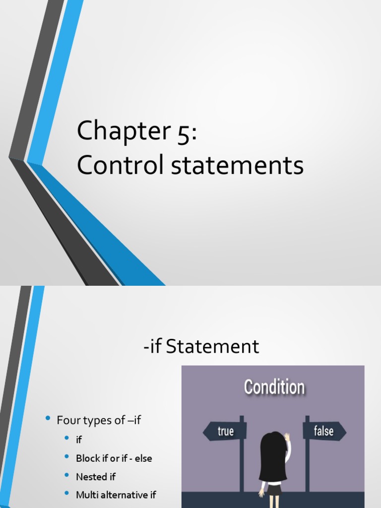 5 Controlstatements | PDF | Software Engineering | Computer Programming