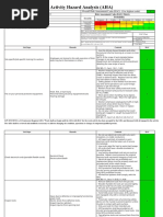 HIRARC Table Dosh Office | PDF | Risk | Injury
