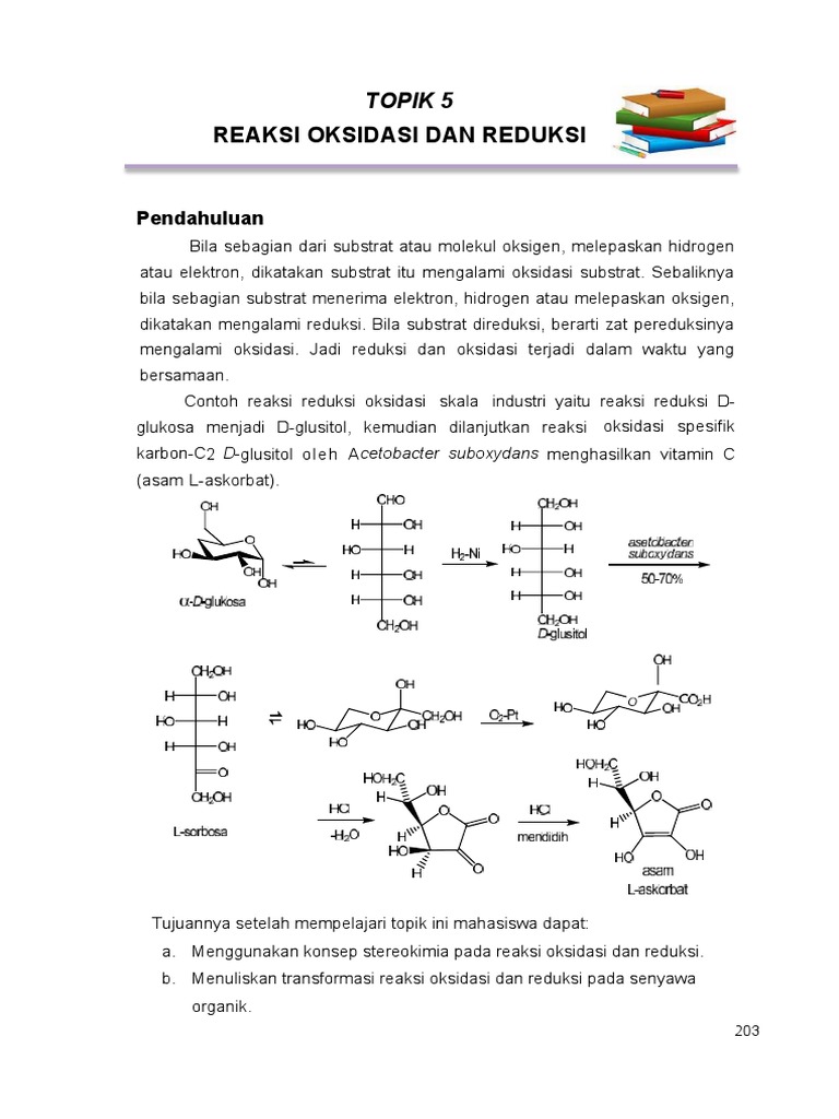 Reaksi Oksidasi Dan Reduksi Senyawa Organik | PDF