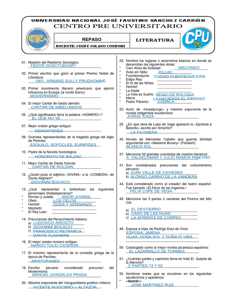 REPASO Final CPU-1 | PDF