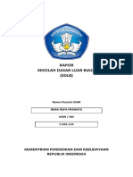 Rapor Kurikulum Merdeka SD | PDF