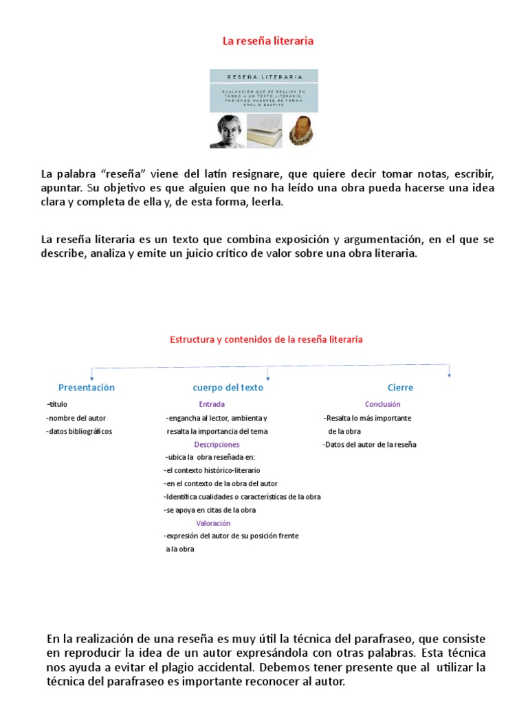 Guía para Escribir Reseñas Literarias | PDF | Ficción general