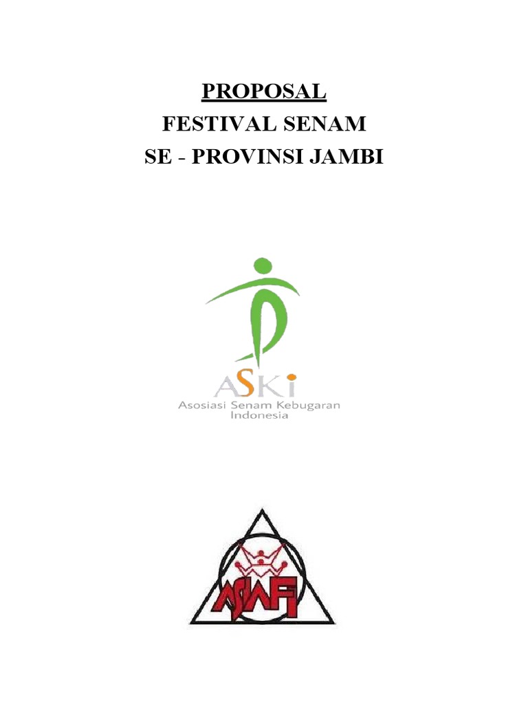 Final Proposal Festival Senam Gubernur Cup Provinsi Jambi | PDF | Bisnis