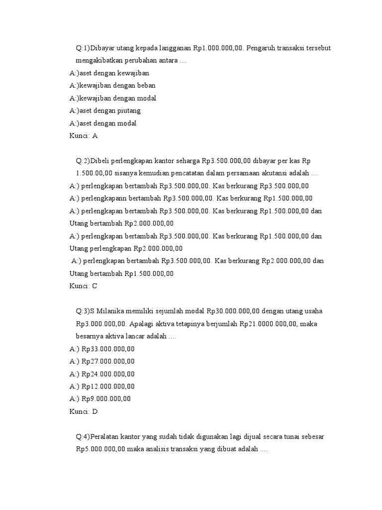 Soal Pas 2022 - Ekonomi Pem Xii Ips | PDF
