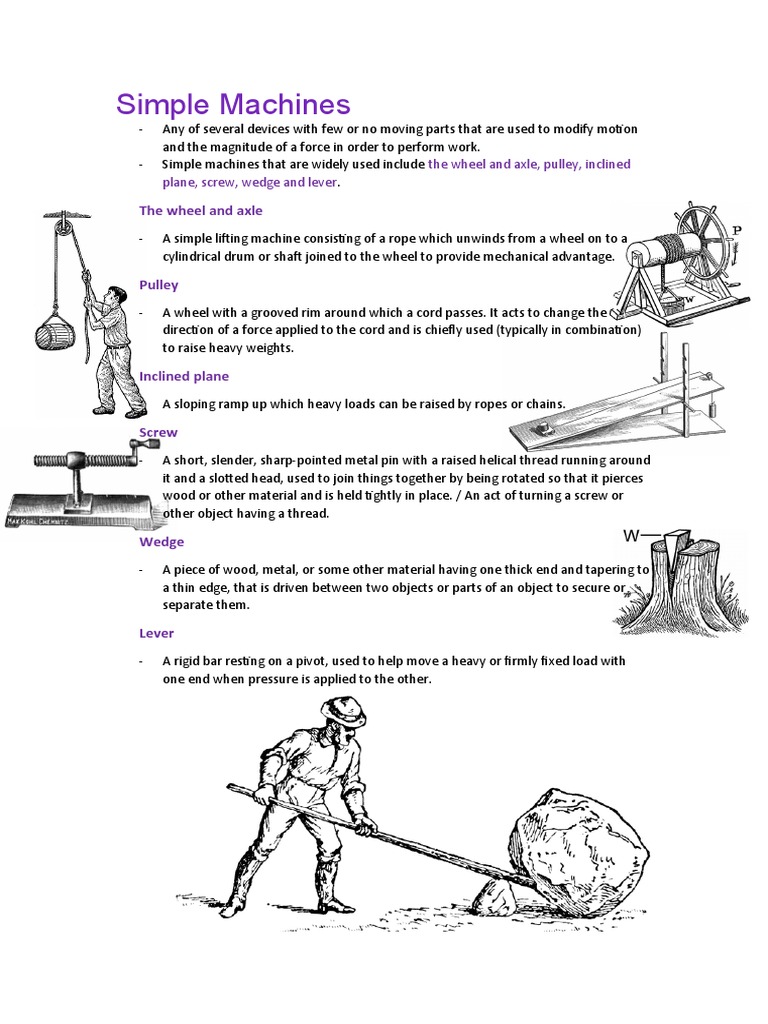 Simple Machines | PDF