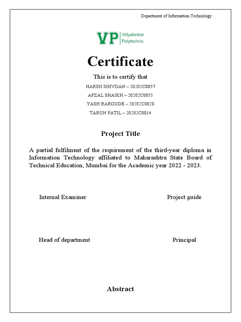 Project Synopsis Format-2022-2023 | Download Free PDF | Weather | Weather Forecasting