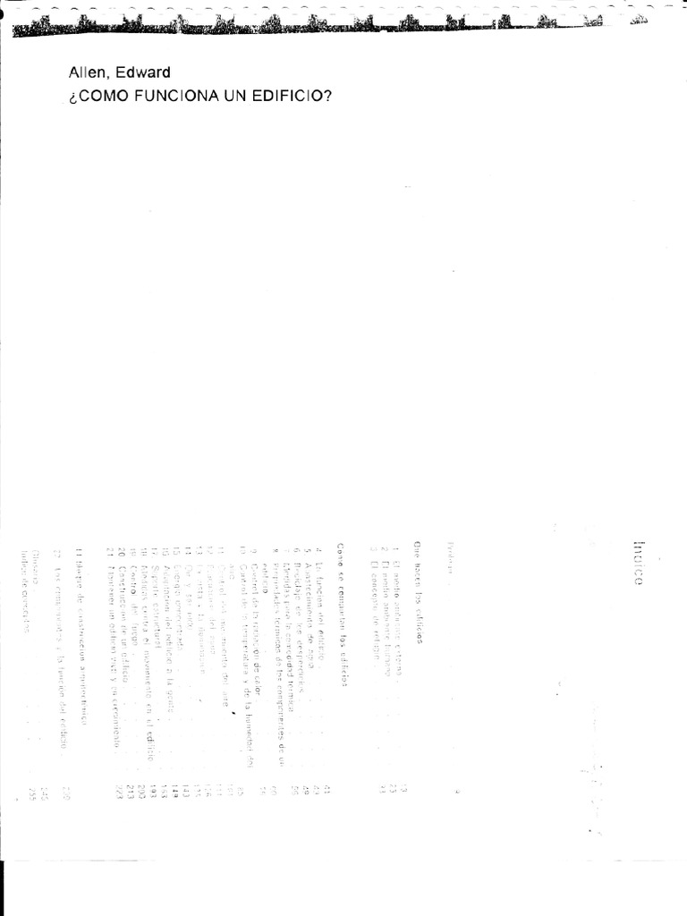 Allen Edward Como Funciona Un Edificio - v1 | PDF