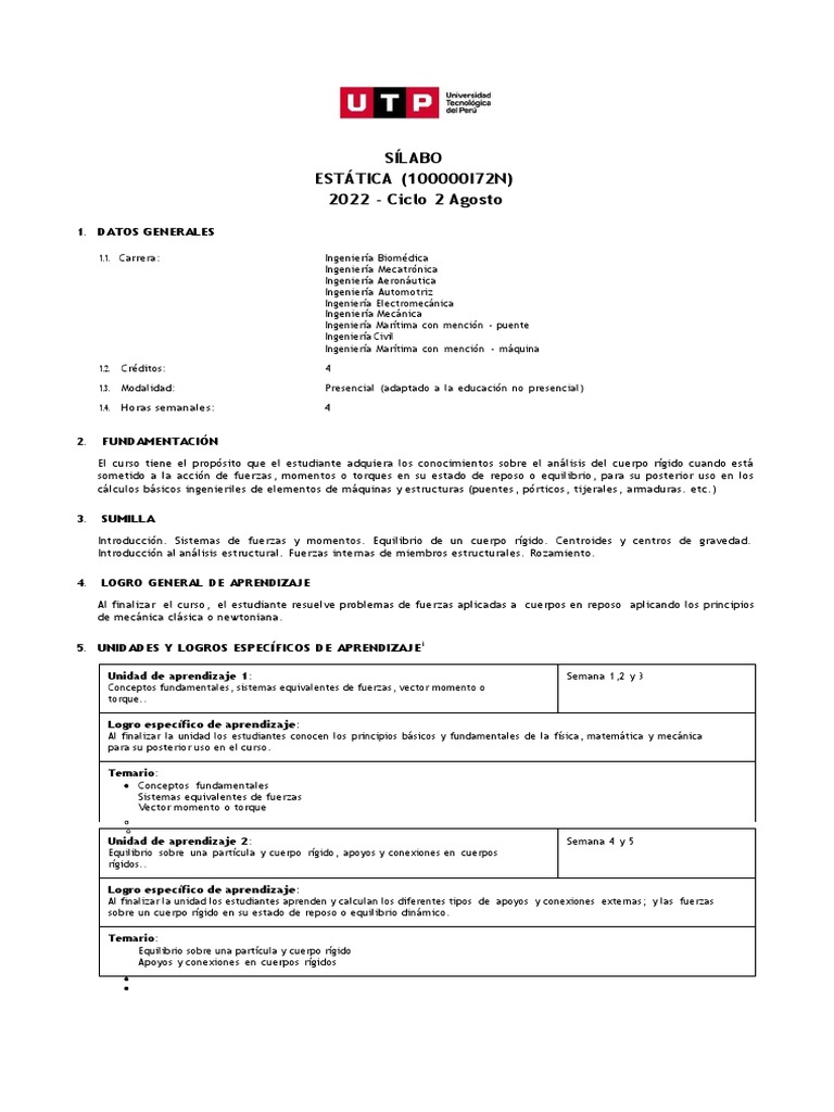 Estatica | PDF | Prueba (evaluación) | Ingeniería